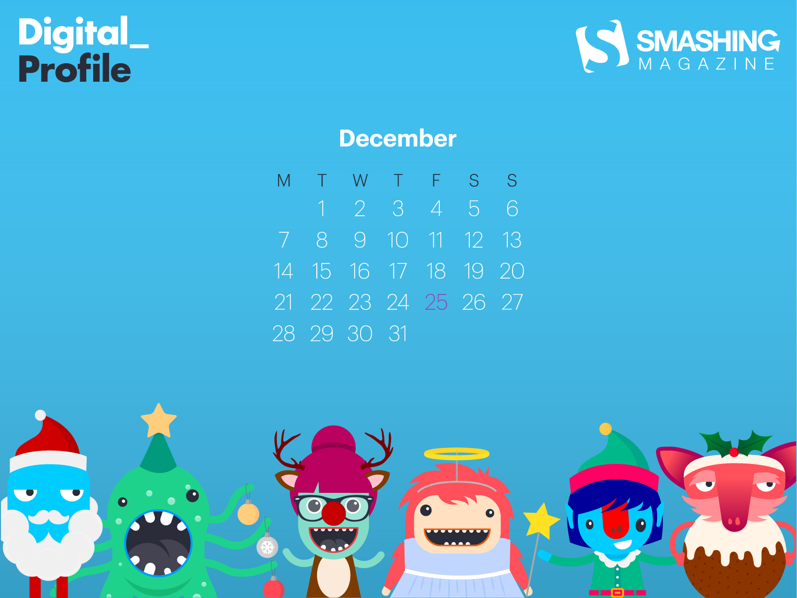 Desktop Wallpaper Calendars: December 2015 — Smashing Magazine