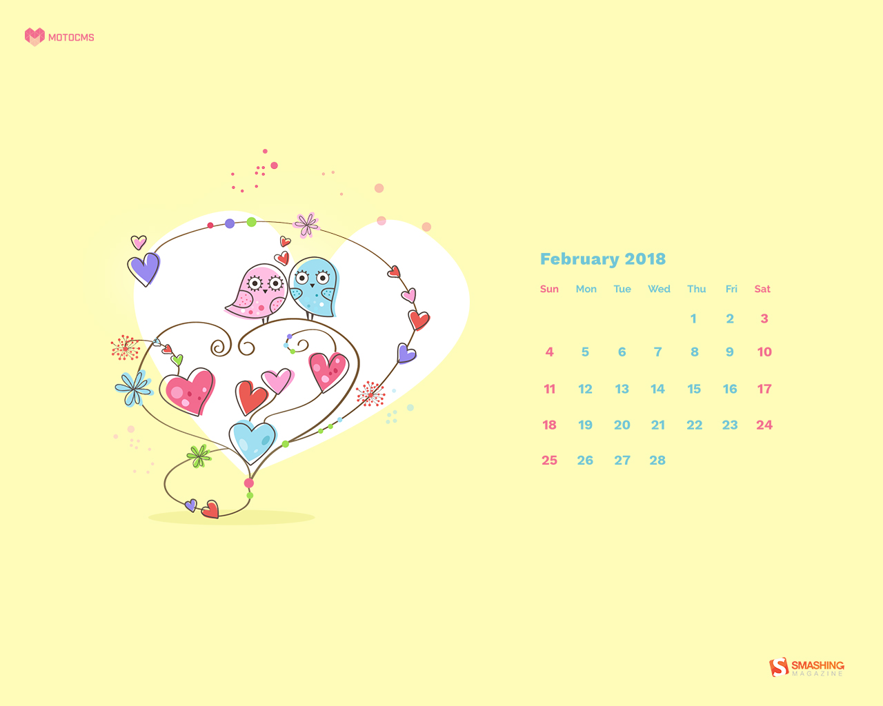 Think Less, Embrace More: Inspiring Desktop Wallpapers For February ...
